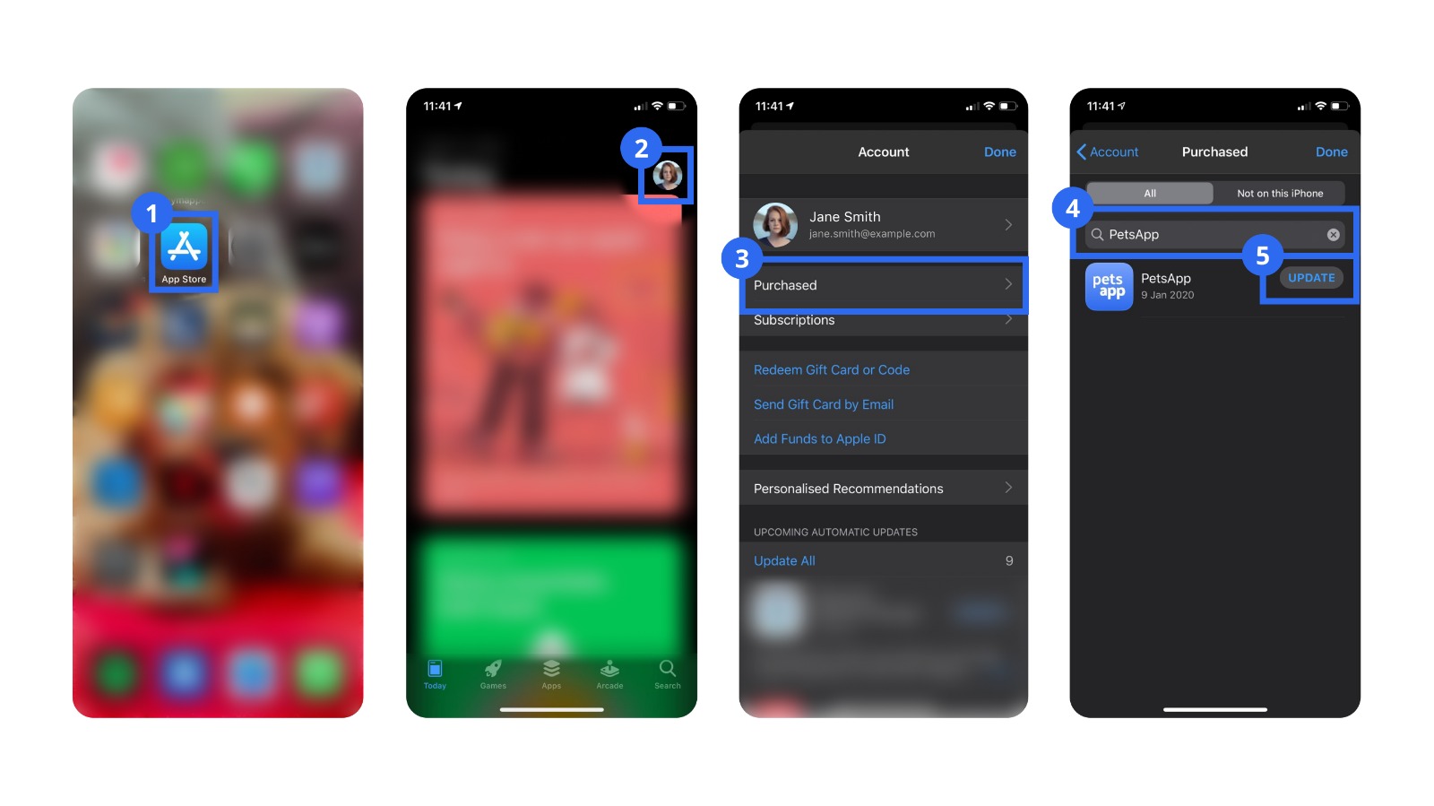 How to update your PetsApp app